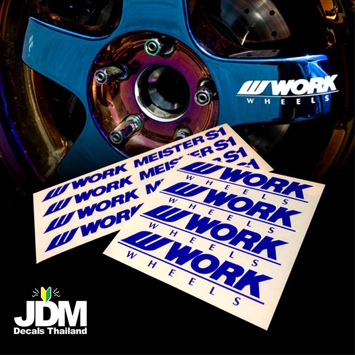 สติ๊กเกอร์ติดล้อ W WORK WHEEL MEISTER S1 WWORK | Shopee Thailand