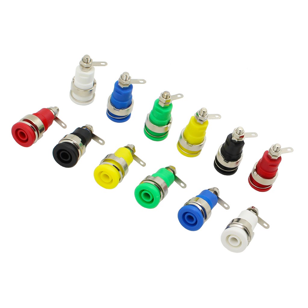 Safety 4mm panel socket solder type CATIII 1KV/32A 4mm Insulated ...