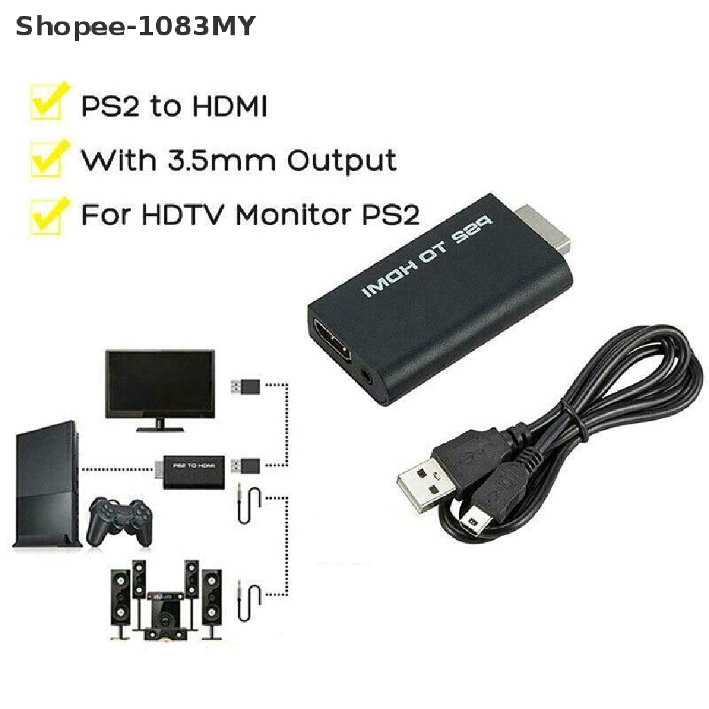 [STAR] Ps2 เป็น HDMI 480i/480p/576i ตัวแปลงวิดีโอเสียงพร้อมเอาต์พุต ...