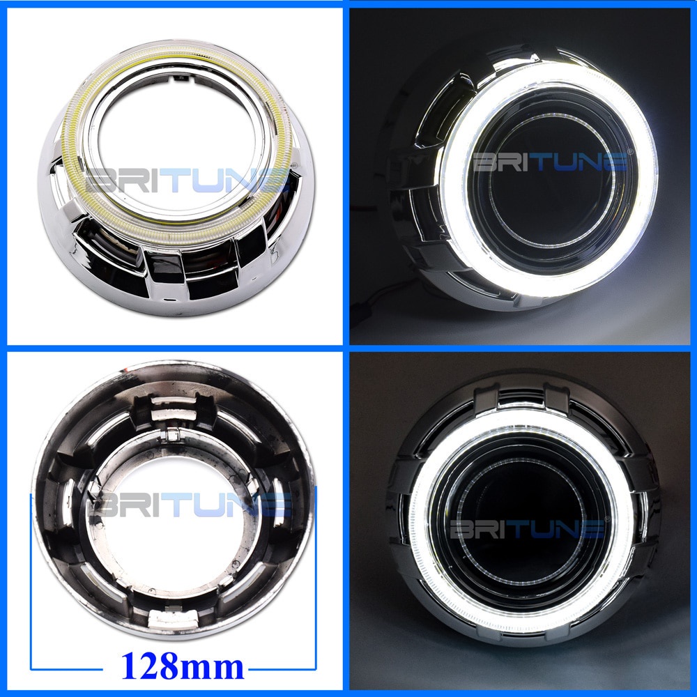 Britune เลนส์โปรเจคเตอร์ 3.0 Angel Eyes สําหรับ Koito Q5 D2S Lens/Hella ...