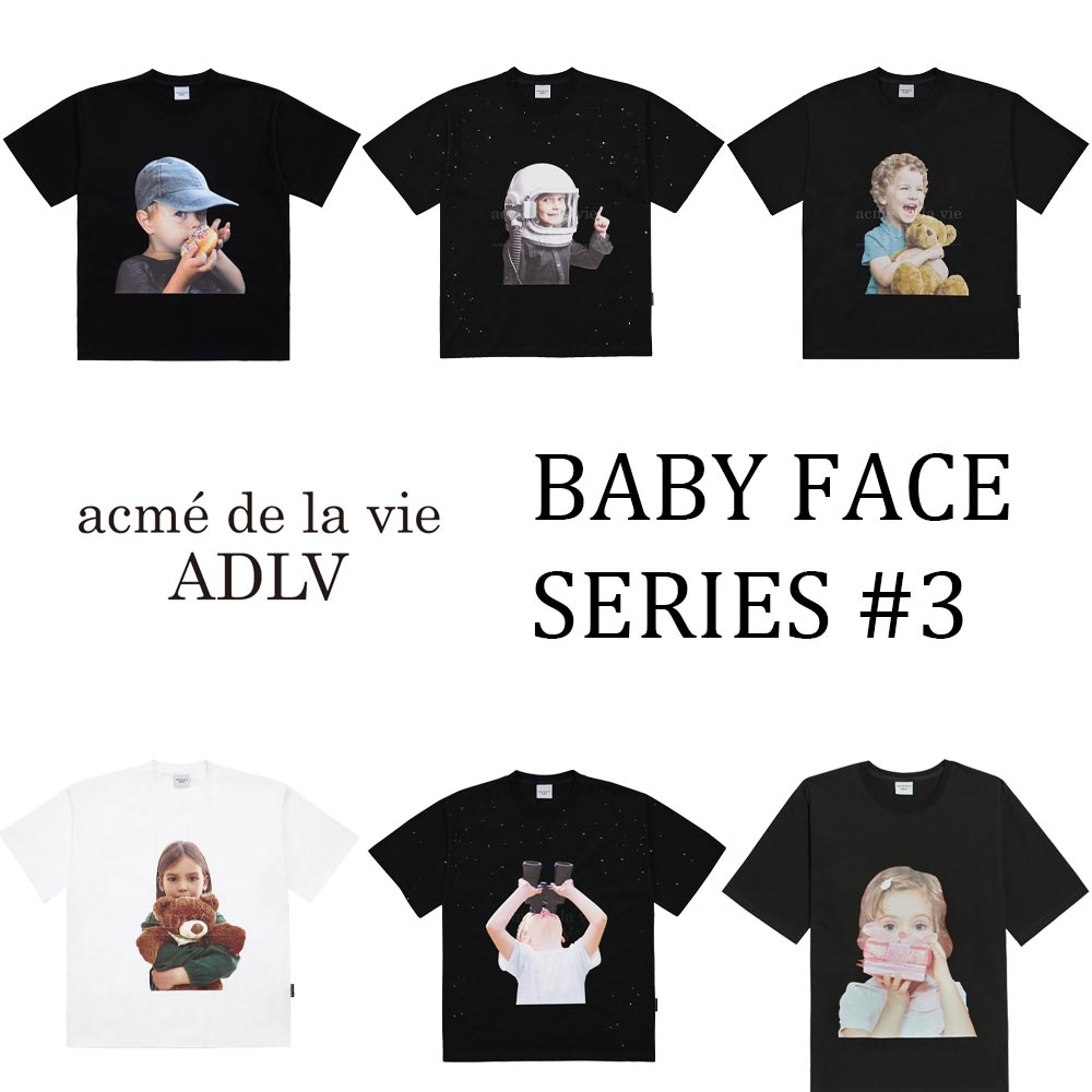 แท้100% ADLV เสื้อยืด ผลิตในเกาหลี (BABY FACE SERIES #3) | Shopee Thailand