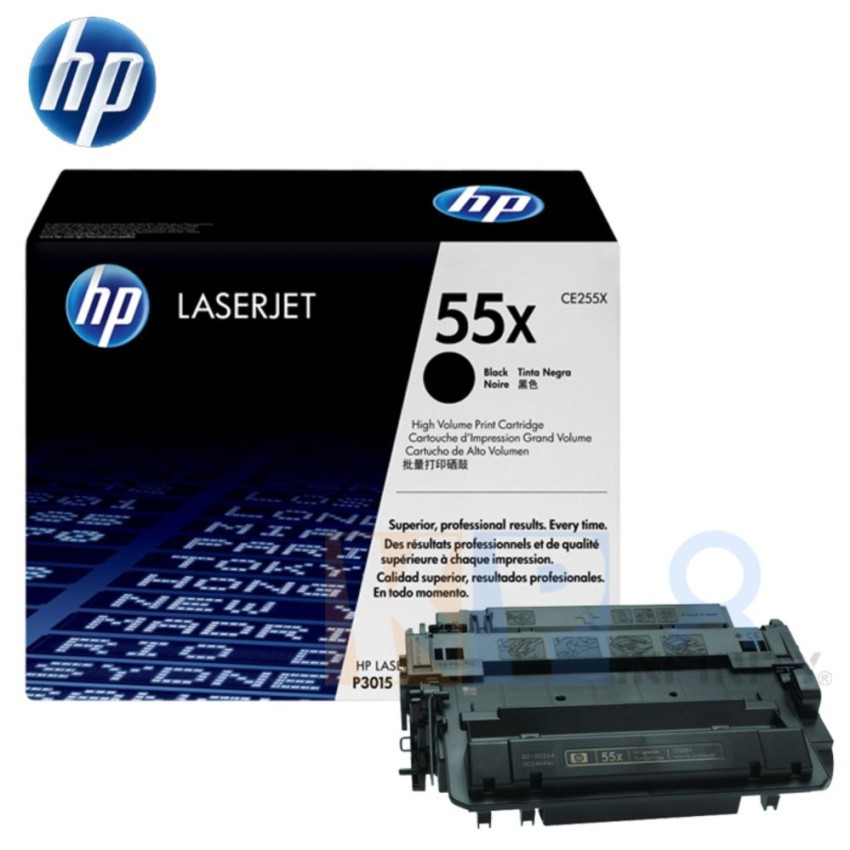 HP CE255X High Yield Black Original LaserJet Toner Cartridge (55X ...