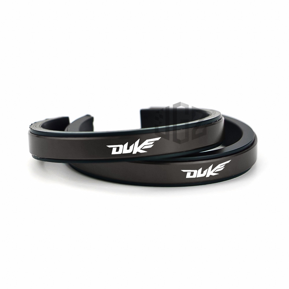 42-48mm DUKE Motorcycle CNC Shock Absorber Auxiliary Adjustment Rubber ...