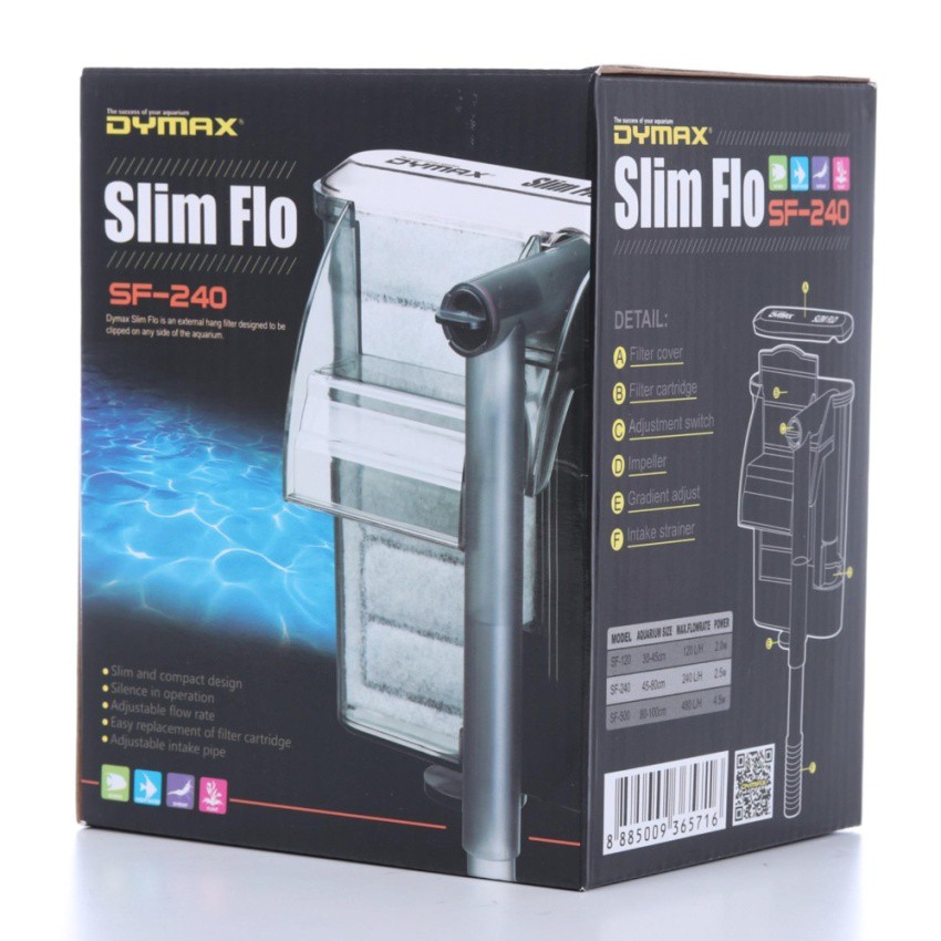 Dymax กรองแขวน สำหรับตู้ปลา Slim Flow SF-240 | Shopee Thailand