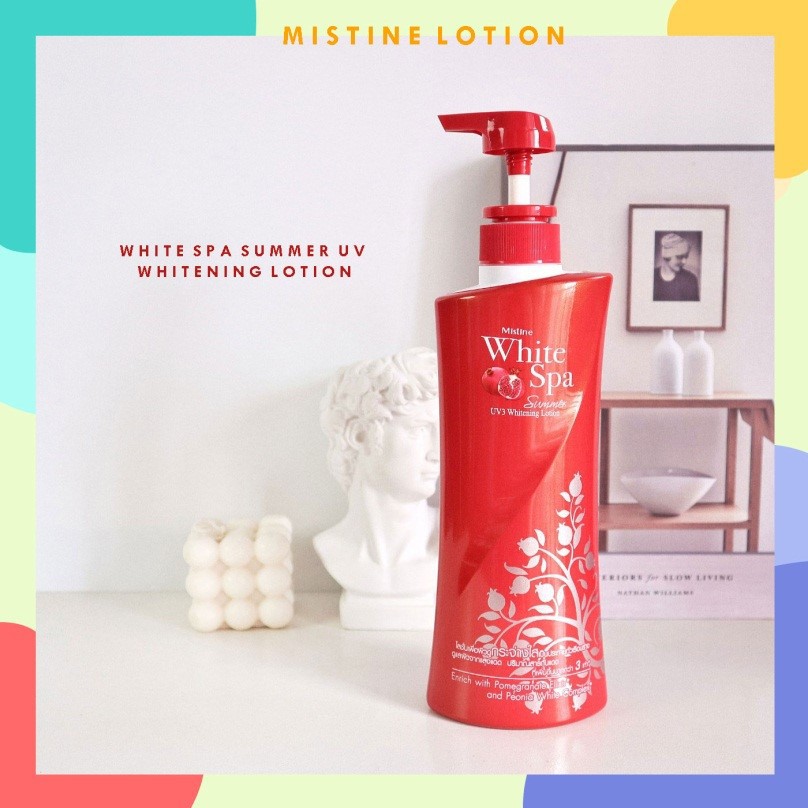 Mistine white spa summer whitening body lotion 400ml. โลชั่นมิสทีน สี ...