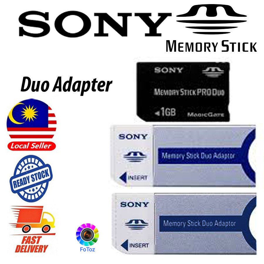 อะแดปเตอร์ Sony MS-MT memory Pro Duo (ไม่รวมการ์ดหน่วยความจํา) | Shopee ...