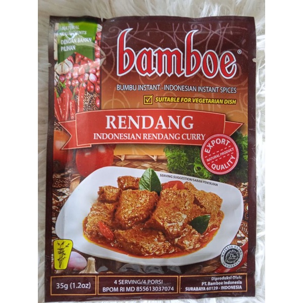 🍲Bumbu instant BAMBOE Gule Rendang Rawon Indonesia 🇮🇩 INDONESIAN ...