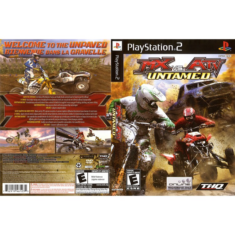 MX VS. ATV UNTAMED [PS2 US : DVD5 1 Disc] | Shopee Thailand