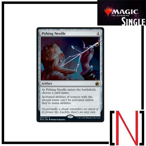 [MTG][Single][2X2][MID] Pithing Needle ระดับ Rare [ภาษาอังกฤษ] | Shopee ...
