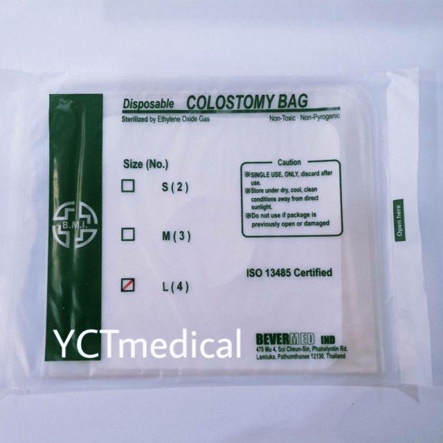 Colostomy Bag ถุงอุจจาระ NO.4 [ เบอร์ L]( COLOSBAG) | Shopee Thailand