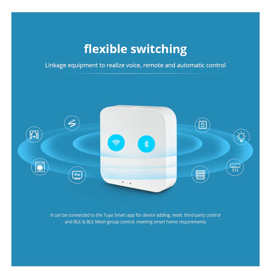 Tuya Bluetooth Gateway เกตเวย์ WiFi BLE Mesh สำหรับเชื่อมต่อเซ็นเซอร์ ...