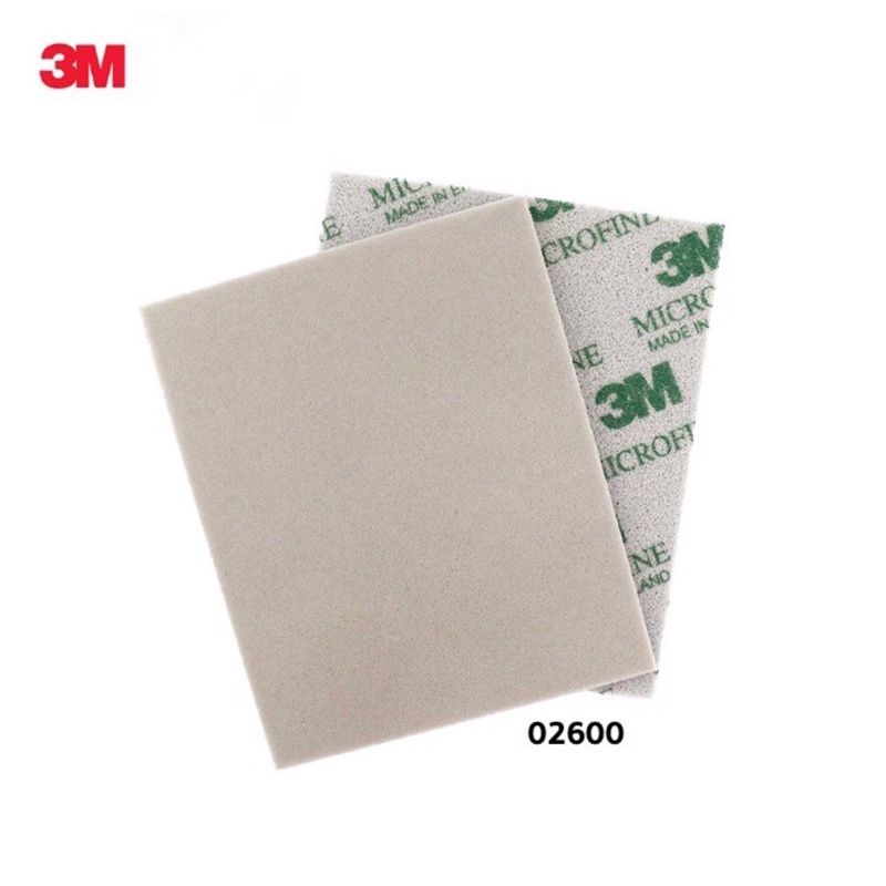 ฟองน้ำกระดาษทราย 3M เบอร์ 02600,02601,02602 | Shopee Thailand