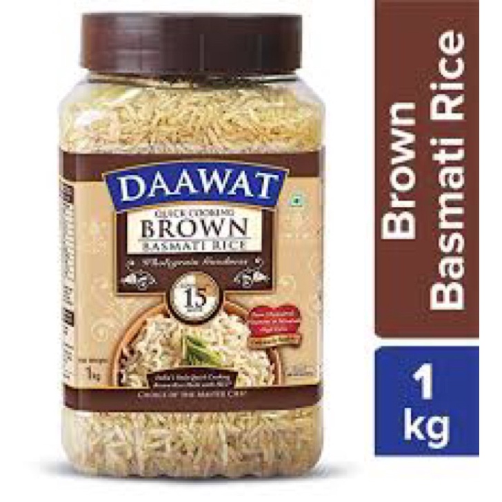 Daawat Brown Basmati Rice 1kg | Shopee Thailand