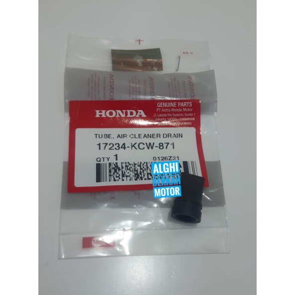 Honda PCX 150 CBR Vario Tube Drain Rubber Original Honda 17234-KCW-871 ...
