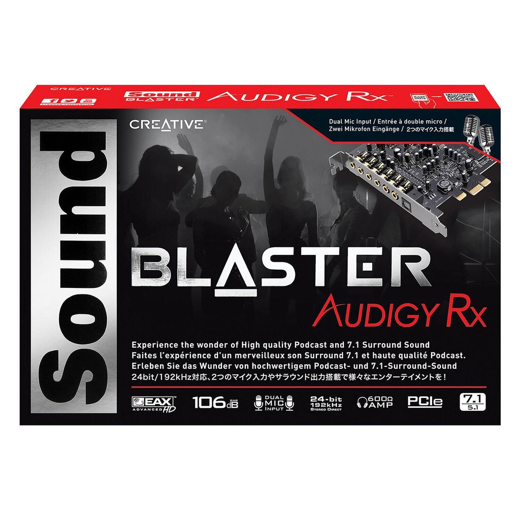 Creative Sound Blaster Audigy RX 7.1 PCIe Sound Card SB1550 | Shopee Thailand