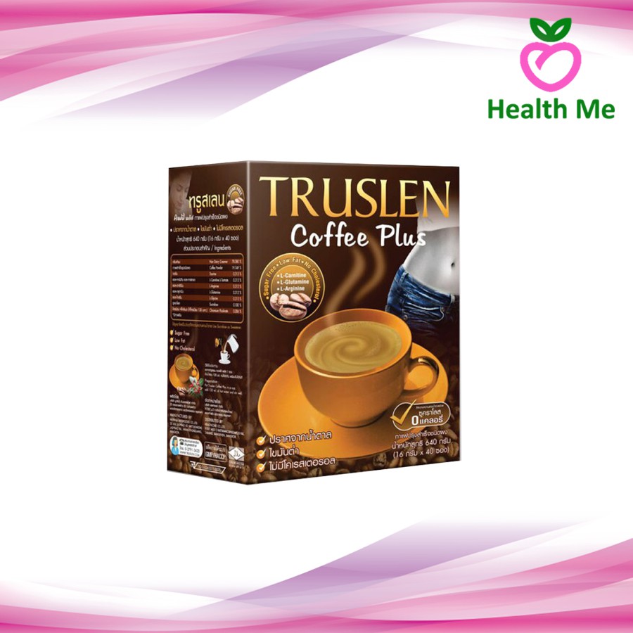 Truslen Coffee plus 40 ซอง ซองละ 16 กรัม กาแฟ ทรูสเลน คอฟฟี่ พลัส | Shopee Thailand
