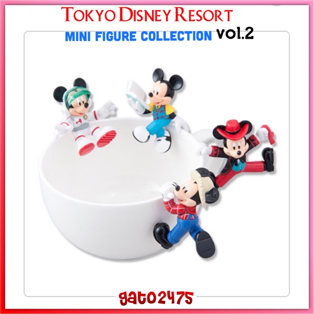 Tokyo Disney Resort Mini Figure Collection vol.2มิกกี้เม้าส์เกาะแก้ว๏มี ...