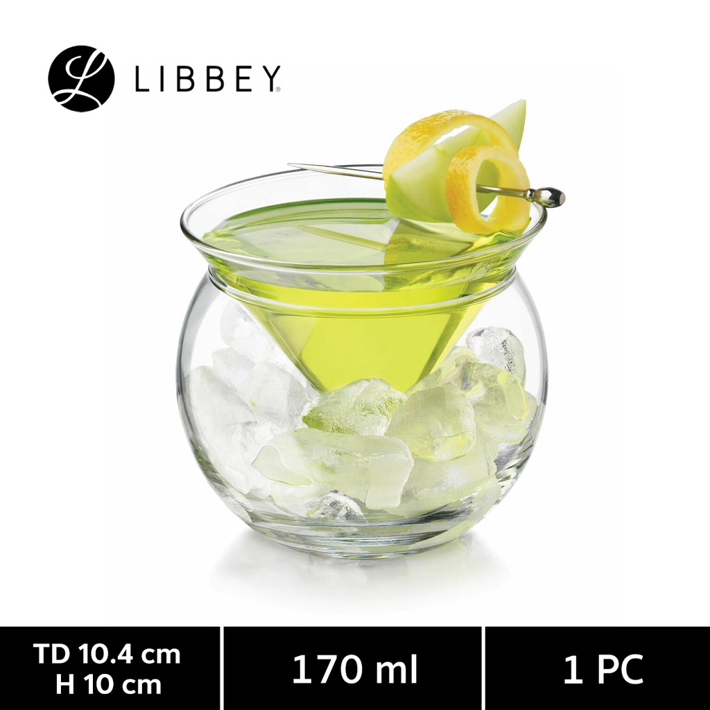 Libbey แก้วมาร์ตินี่ 170 ml 70855 Martini Chiller 5.75 oz. | Shopee Thailand