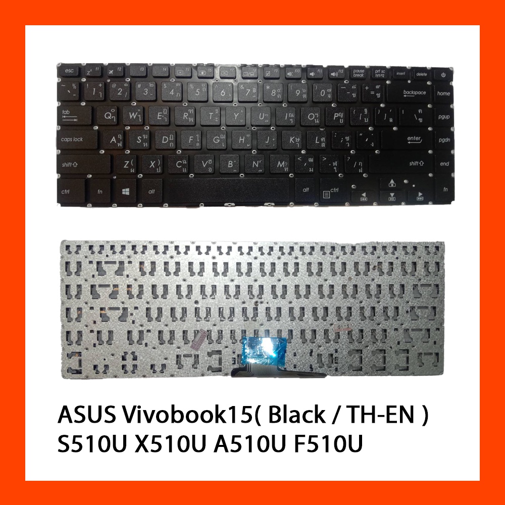 Keyboard คีย์บอร์ด ASUS Vivobook15,S510U,X510U,A510U,F510U,S510UA ...