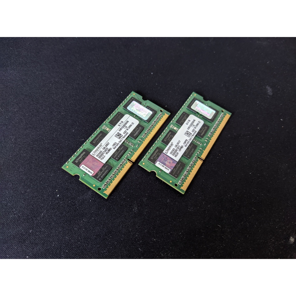 แรม Kingston SODIMM DDR3 1333 4G KVR1333D3S9/4G x2 Notebook Ram ...