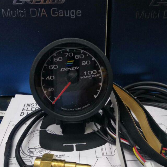 เกจวัดความร้อน Greddy 2 in 1 สามารถวัด watertemp. และ volt ได้ พร้อมข้อ ...