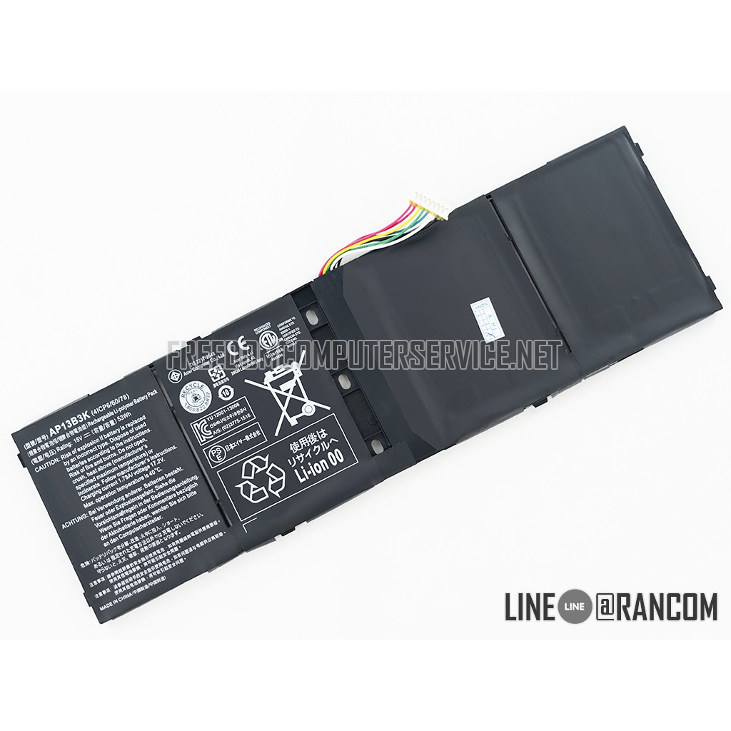 แบตเตอรี่แท้ AP13B8K AP13B3K ACER Aspire V5-472 V5-473 V5-572 V5-573 M5 ...