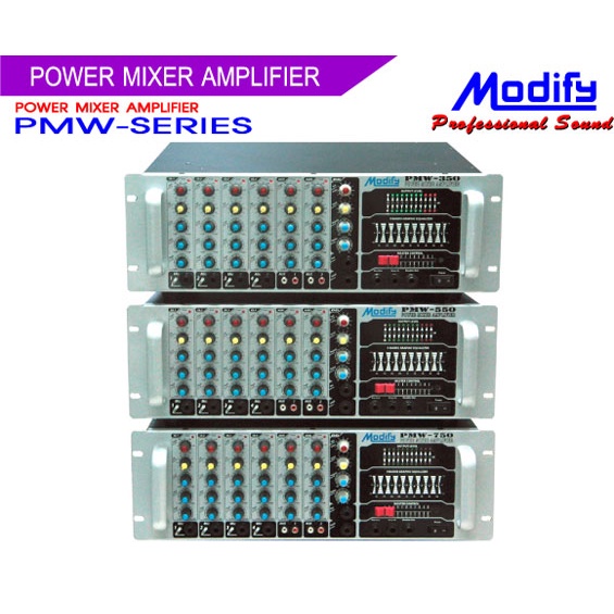เพาเวอร์มิกเซอร์ MODIFY PMW-350 / PMW-550 / PMW-750ลดราคาถูกสุดสุดลด ...