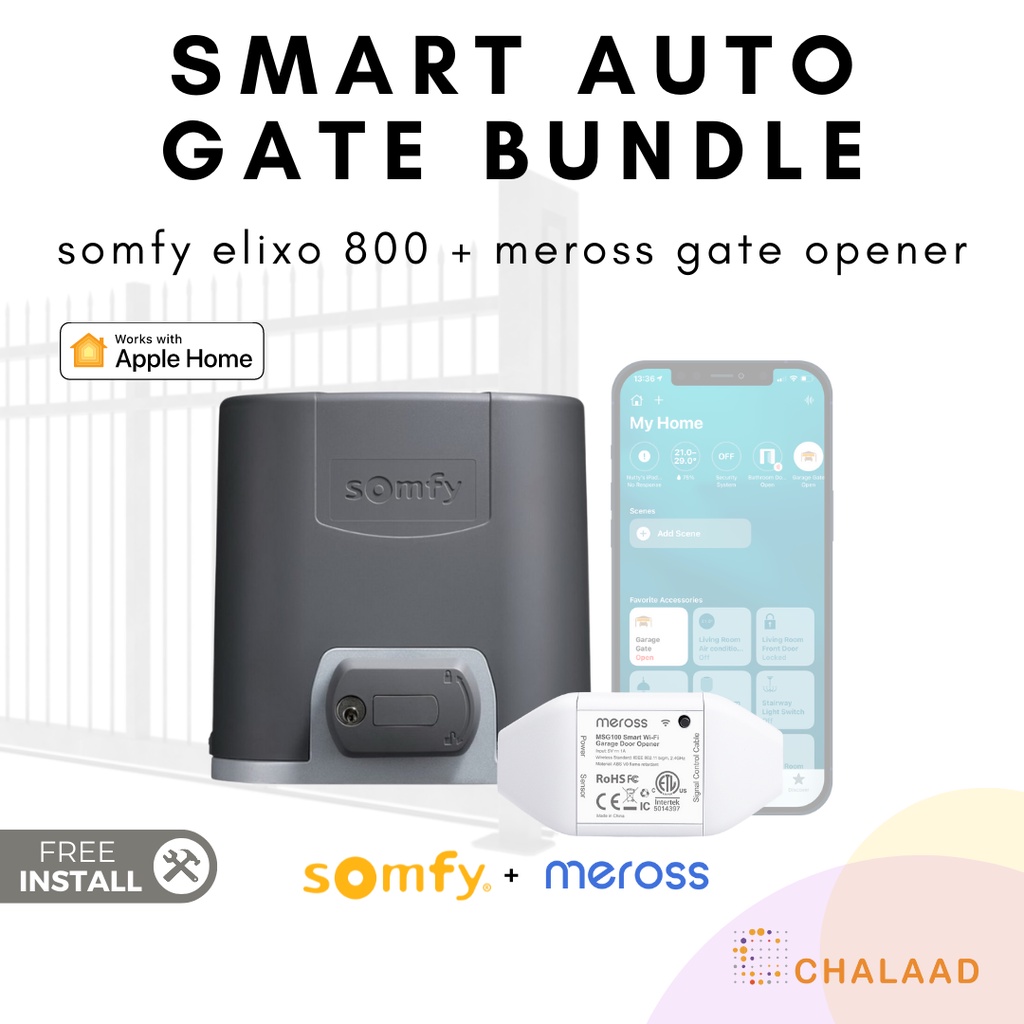 [รวมติดตั้ง] Somfy Elixo 800 มอเตอร์รั้ว + สั่งผ่านมือถือ รั้วไฟฟ้า ...