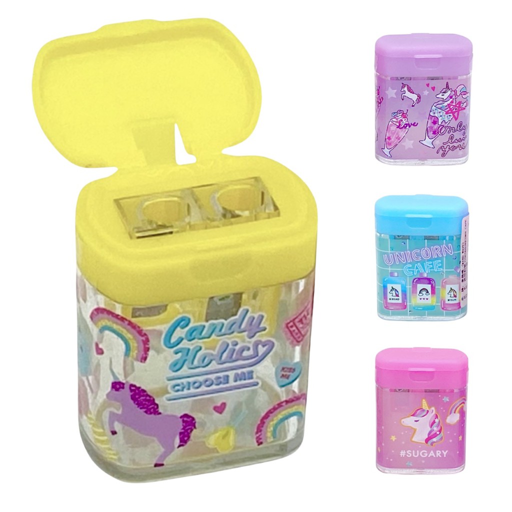 กบเหลาดินสอ ลายยูนิคอร์น Unicorn Pencil sharpener Stationery Student School Office Supply ...