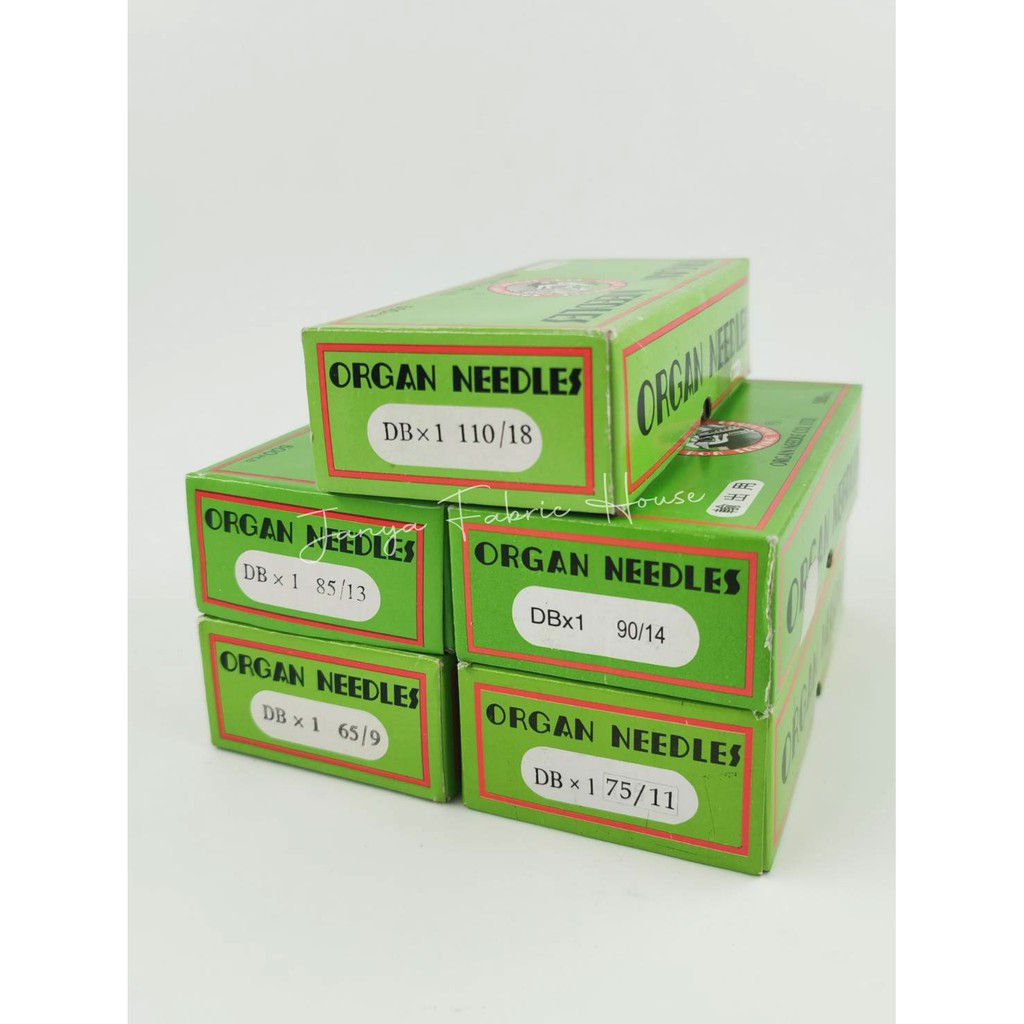 เข็มจักร Organ needlesกล่องใหญ่ (เขียว) DBx1 มี6 ขนาด | Shopee Thailand