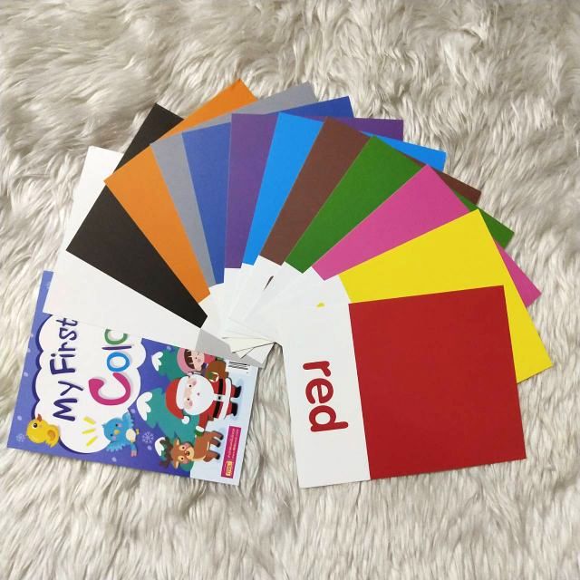 Flash card สี My first color การ์ดคำศัพท์ | Shopee Thailand