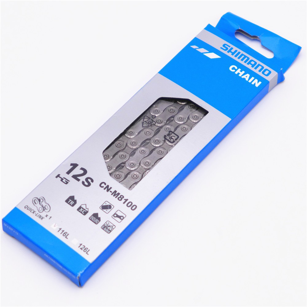 Shimano Deore XT CN-M8100 Chain 12sp 126L. โซ่ พร้อมปลดเร็ว | Shopee ...