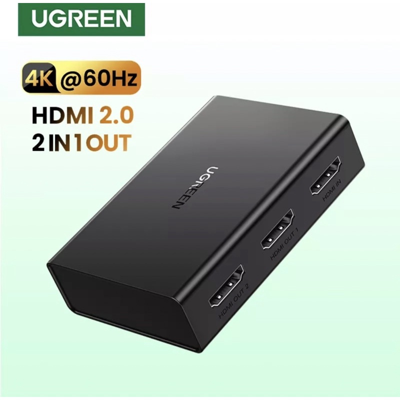 UGREEN 4k 60HZ HDR 1 in 2 out HDMI Splitter Dual simultaneous Display for laptop PS5 Switch ...