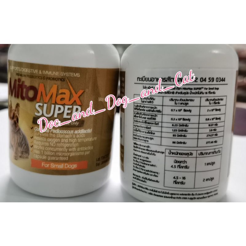 Mitomax Super Premium Probioti อาหารเสริมช่วยระบบย่อยอาหาร,ภูมิคุ้มกัน ...