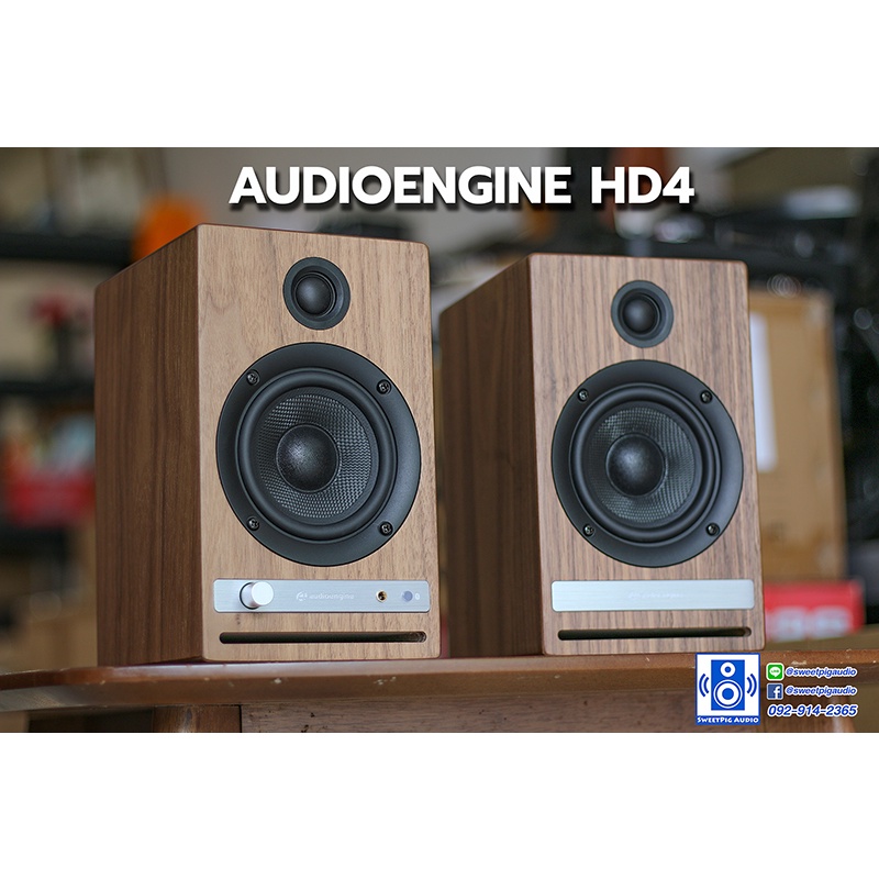 ลำโพง Audioengine HD4 Wireless Speaker System | Shopee Thailand