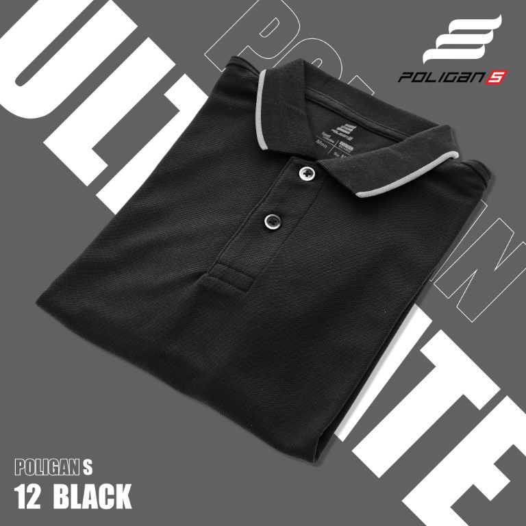 POLIGAN ULTIMATE เสื้อโปโลกีฬา PS007 (ทรงผู้ชาย ไม่มีกระเป๋า) POLIGAN S ...