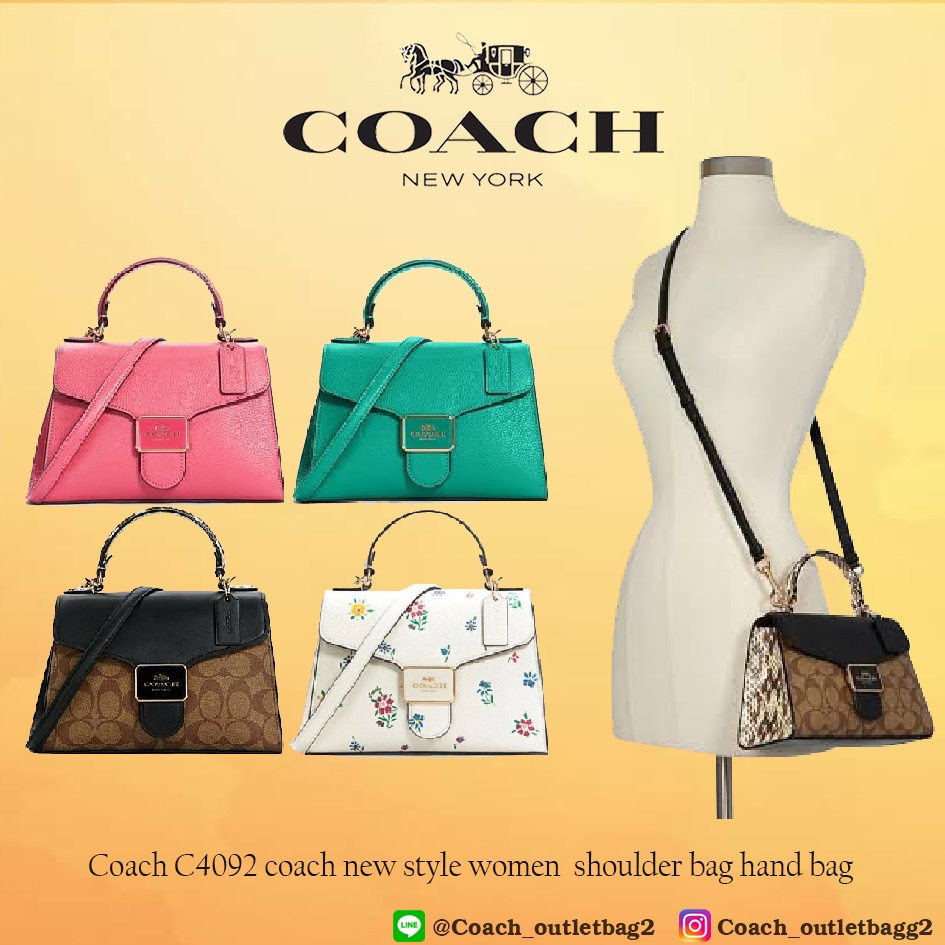 Coach C4092 coach new style women shoulder bag hand bag | Shopee Thailand