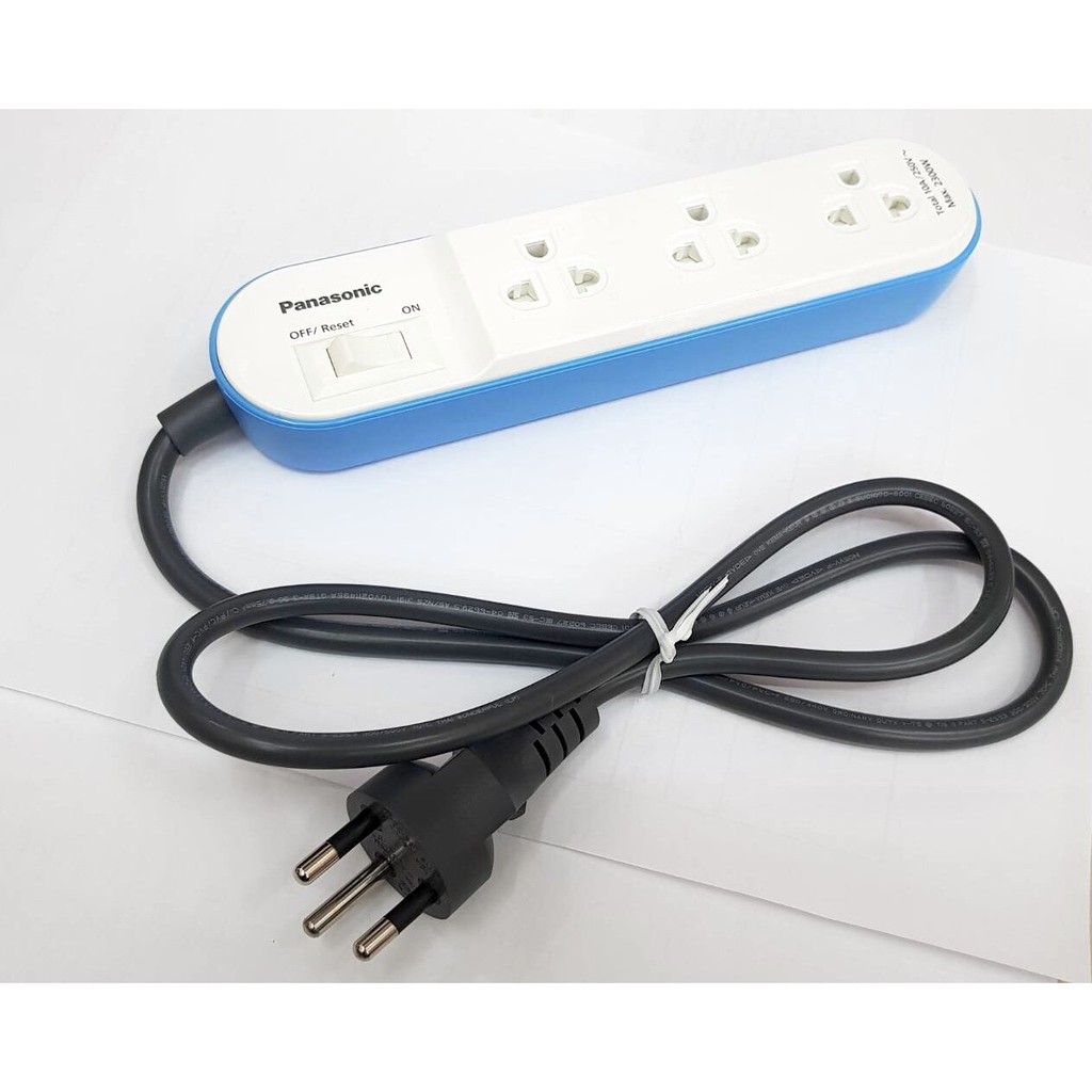 Panasonic ปลั๊กไฟ ปลั๊กพ่วง 10A 2300W PERFECT FIT WCHG 24132 1เมตร WCHG ...