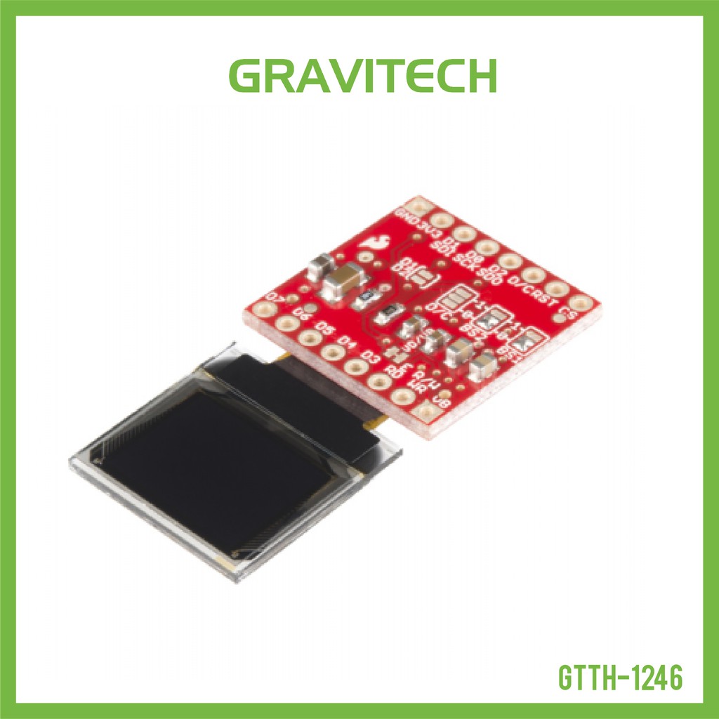 [Gravitechthai] SparkFun Micro OLED Breakout | Shopee Thailand