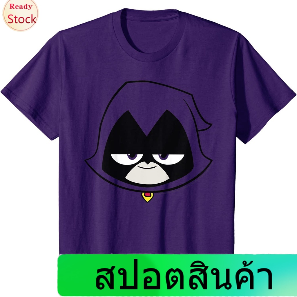 เสื้อยืดลำลอง Kids DC Comics Teen Titans Go! Raven Big Face T-Shirt ...