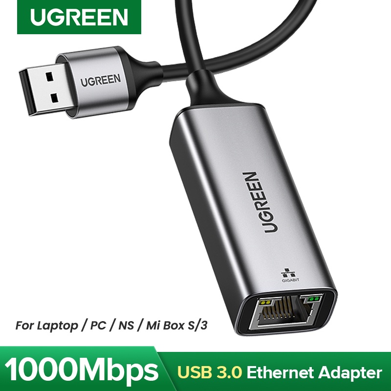 UGREEN รุ่น 50922 LAN ตัวแปลง USB 3.0 เป็น Gigabit Lan 10/100/1000 Mbps ...