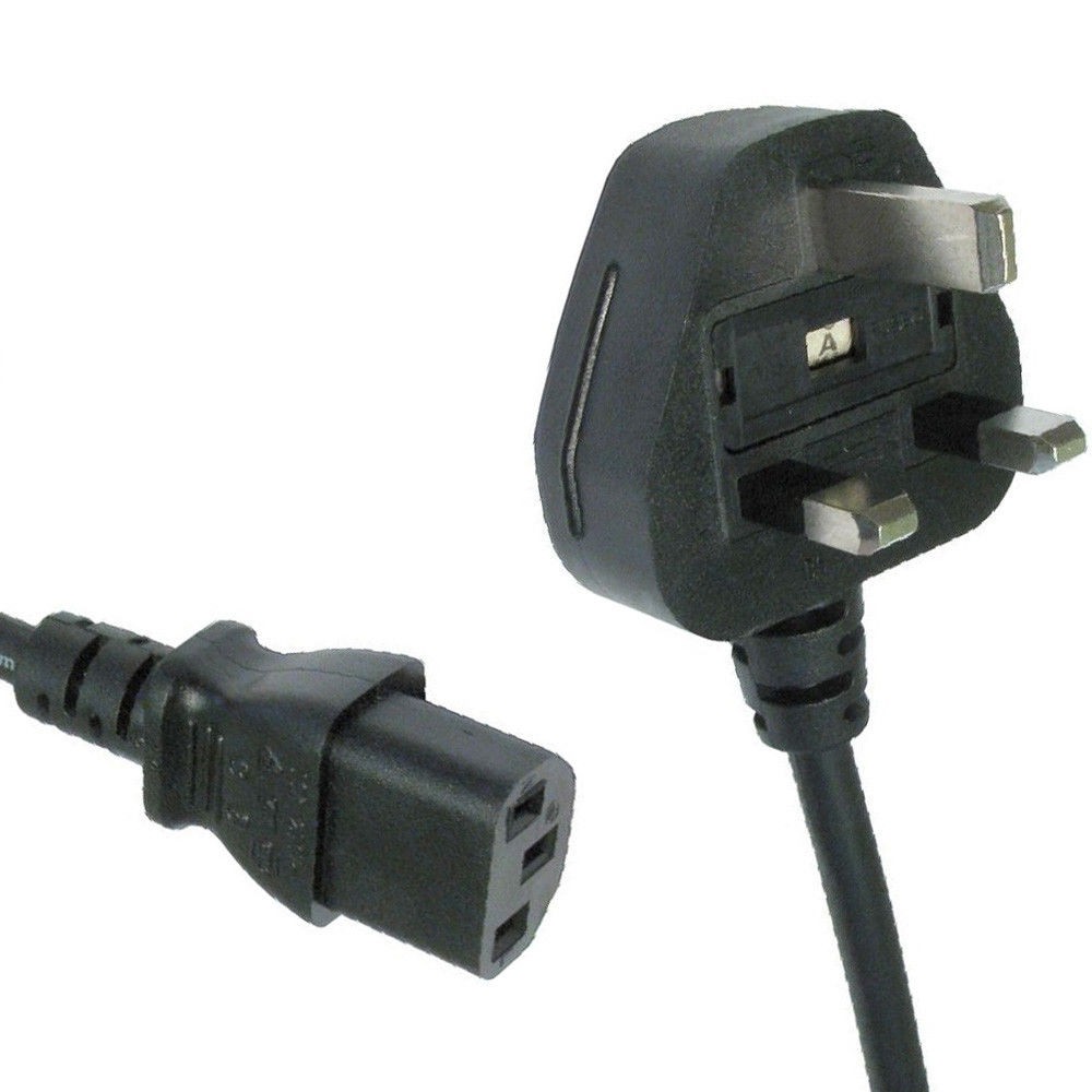 สายไฟ UK Power CORD 3 Pin พร้อมฟิวส์ 13A 1.5 เมตร AC คุณภาพสูง สําหรับ ...