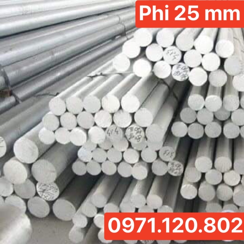 อลูมิเนียมแข็ง A6061 D25mm ยาว 1 ม. | Shopee Thailand