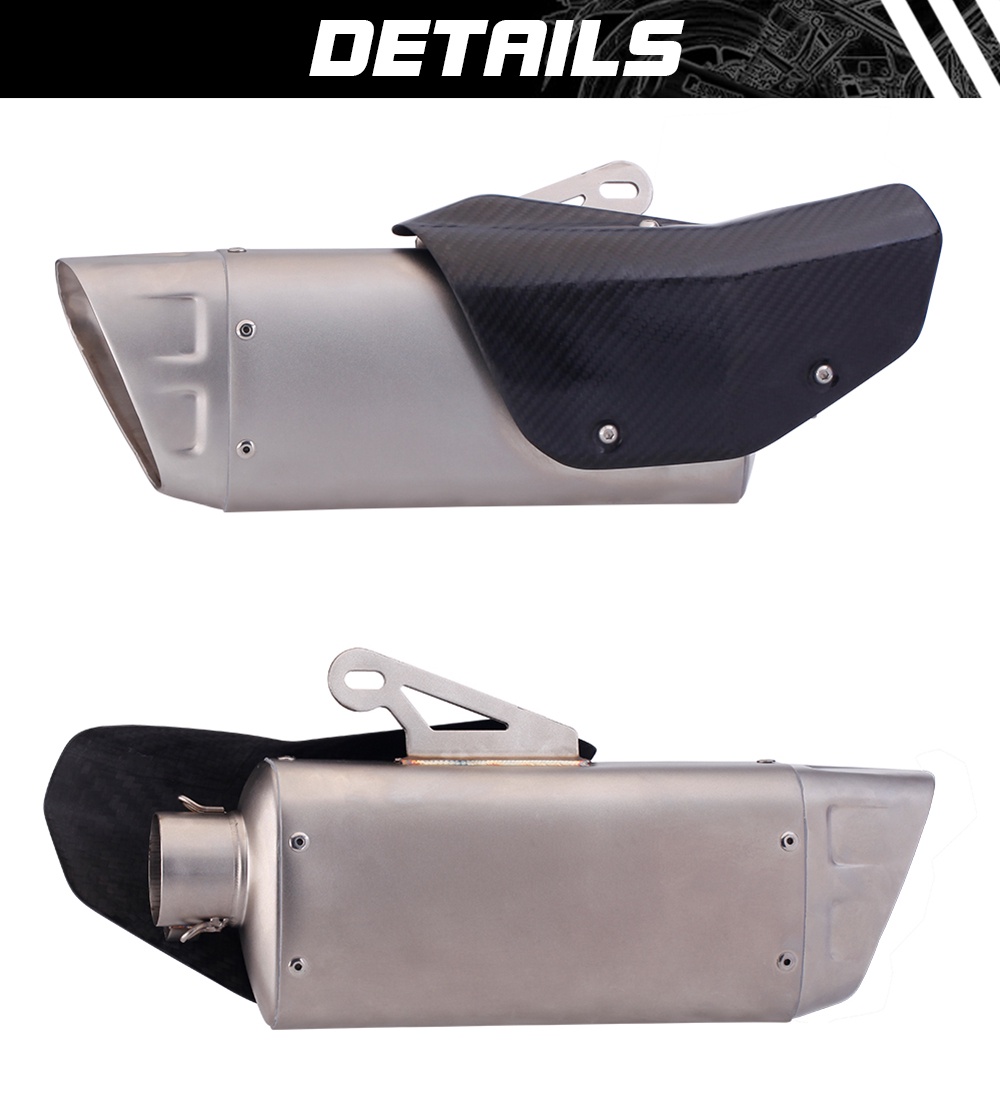 38-51mm universal motorcycle exhaust pipe CBR300 Little Monkey MSX125 ...