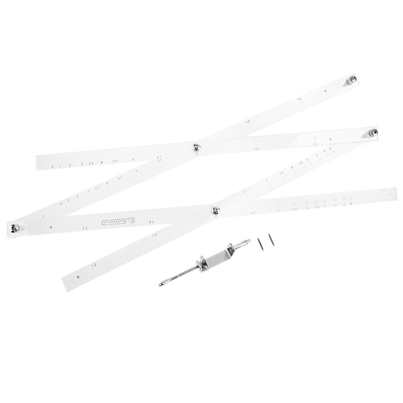 Pcf* Pantograph Copy Rluer Drawing Enlarger ลดเครื่องมือไม้บรรทัดโลหะ ...