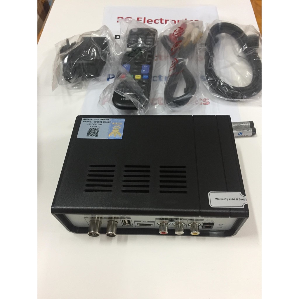 TOPFIELD กล่องรับสัญญาณ TV digital รุ่น TF-T1210HD | Shopee Thailand