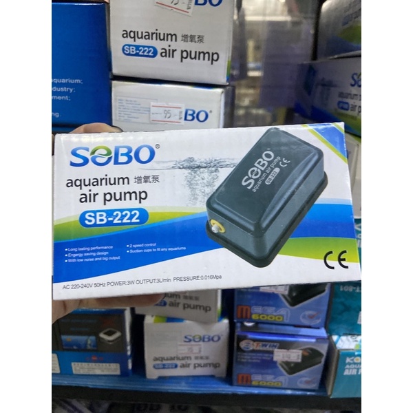 ปั้มลม 1 ทาง SOBO SB-222 | Shopee Thailand