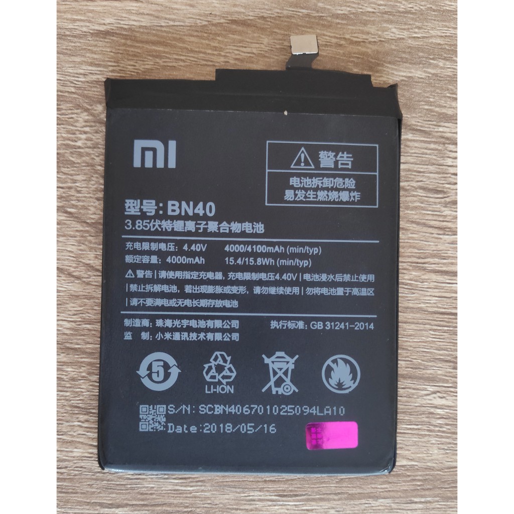 แบตเตอรี่ XIAOMI Redmi 4 Pro BN40 พร้อมอุปกรณ์เปลี่ยนแบต | Shopee Thailand