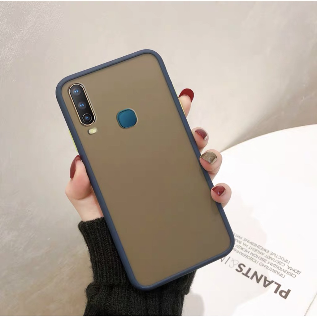 รุ่นใหม่ Case Huawei Y7P 2020 เคสกันกระแทก ปุ่มสีผิวด้าน ขอบนิ่มหลัง ...