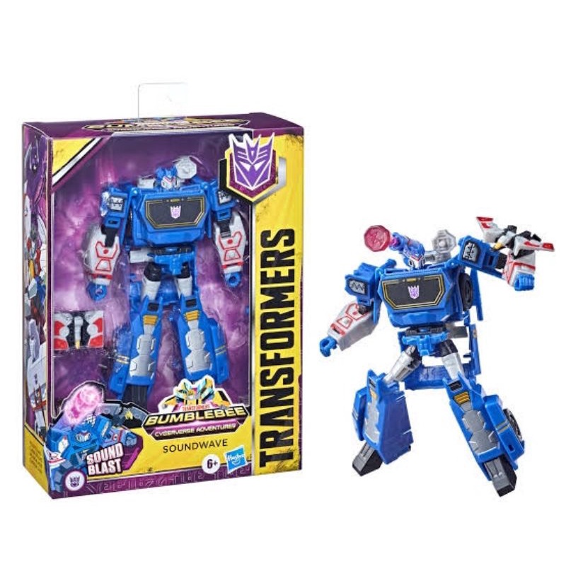 Transformers Bumblebee Cyberverse Adventures Deluxe Class Soundwave ...